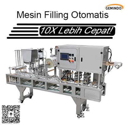 Mesin Filling Otomatis - 10X Lebih Cepat! - PT Gemilang Bersama Mesindo