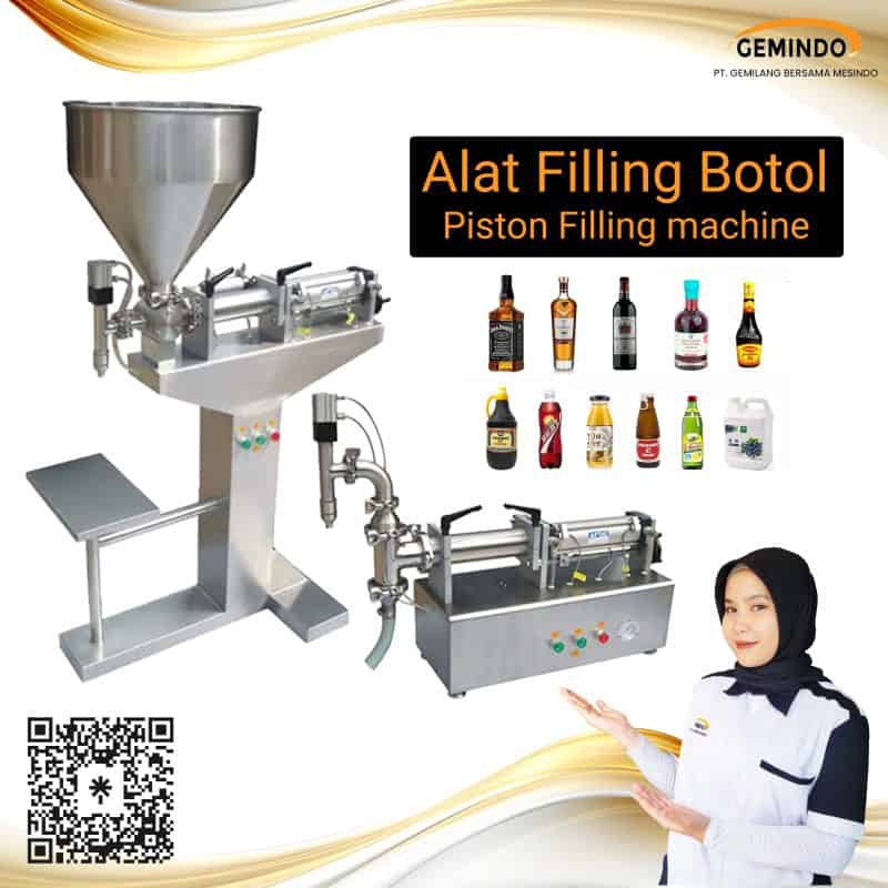 Alat Filling Botol Otomatis - PT Gemilang Bersama Mesindo