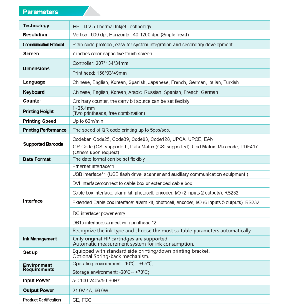 Inkjet Printer Gold Jet 1-4 Head - PT Gemilang Bersama Mesindo